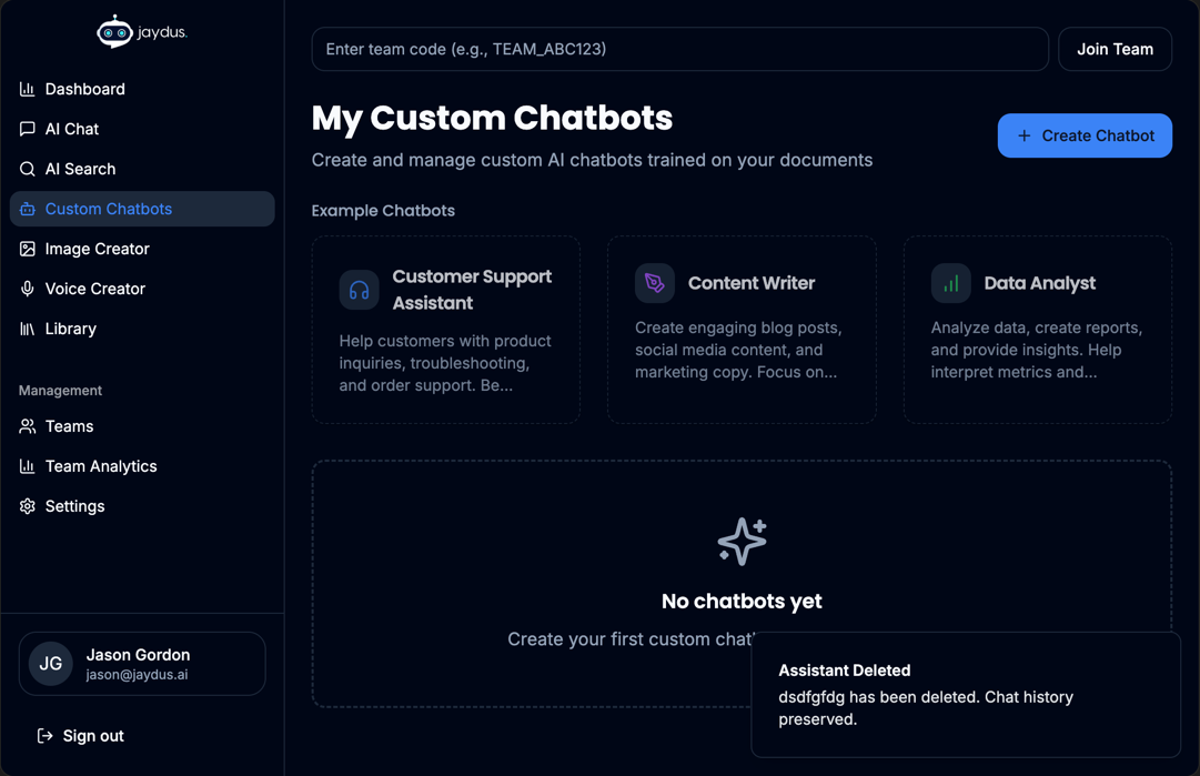 Jaydus - The AI Brain for Your Brand